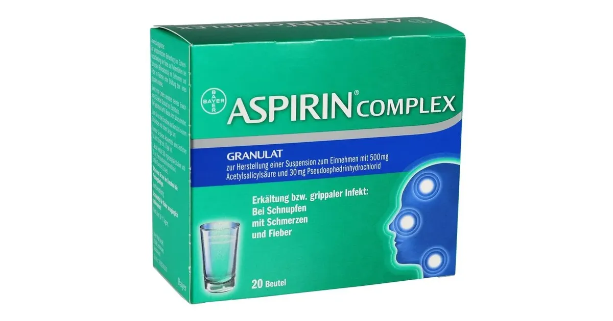 Bayer ASPIRIN COMPLEX 20 St (Juni 2026 Preise) | Preisvergleich bei ...