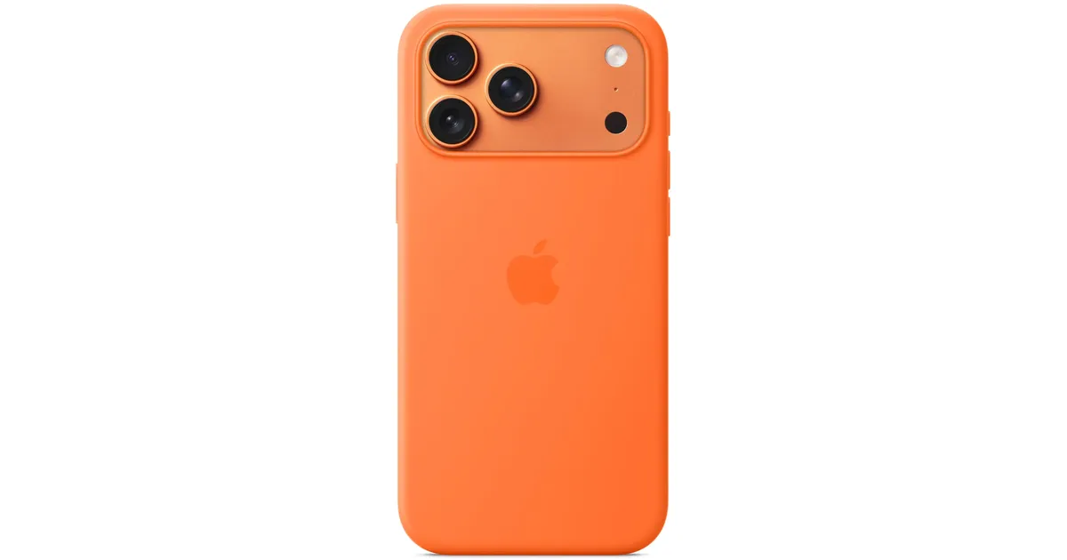 Apple iPhone 17 Pro Max Silikon Case mit MagSafe Orange (Juni 2026 ...