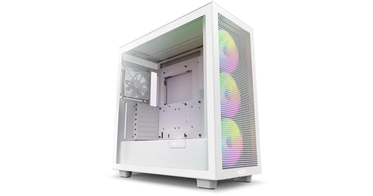 NZXT H7 Flow RGB CM-H71FW-R1 white (Juni 2026 Preise) | Preisvergleich ...