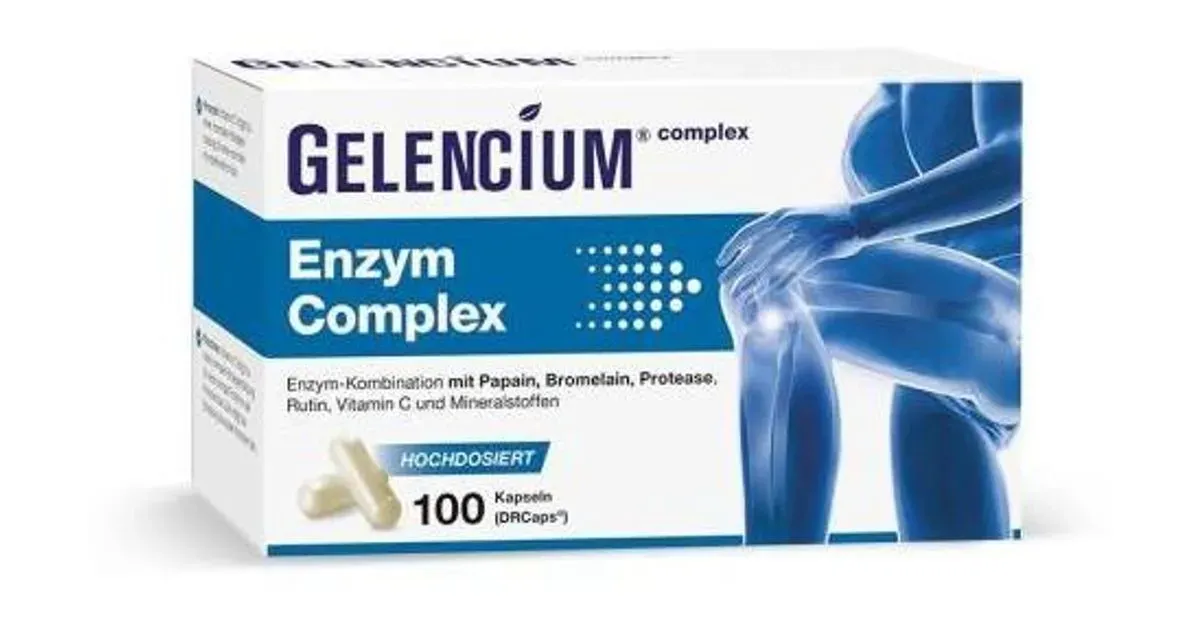 GELENCIUM Enzym Complex hochdosiert mit Bromelain (Mai 2026 Preise ...