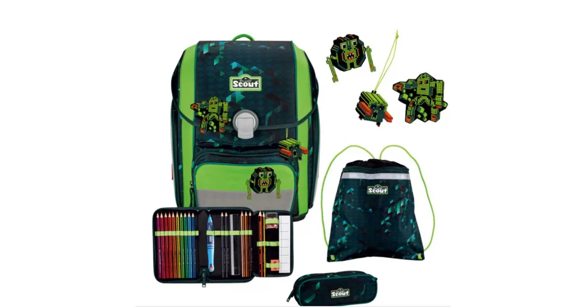Scout Schulranzen Basic Genius Set 4-teilig Cubes ab 224,92 € im ...