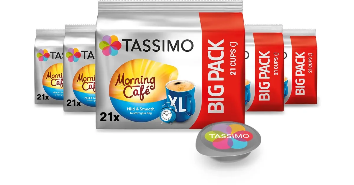 TASSIMO Morning Café XL Mild & Smooth 5 x 21 St. (Februar 2026 Preise ...