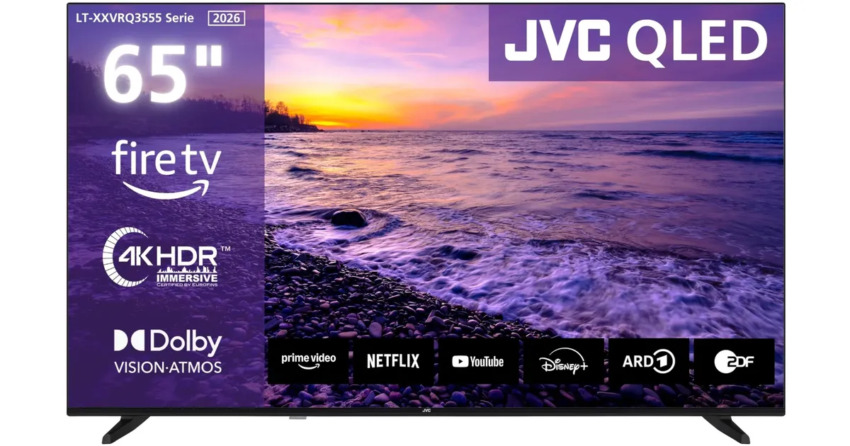 JVC LT-65VRQ3555 65 Zoll Fire TV 4K QLED Smart TV (2026) (Mai 2026 ...