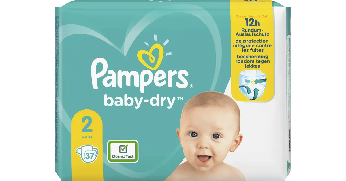 Pampers Baby-Dry Gr. 2 (4-8 kg) (Juni 2026 Preise) | Preisvergleich bei ...